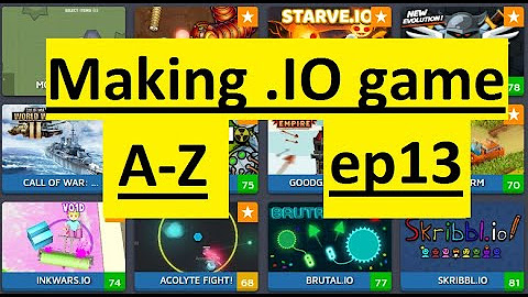 How to make .io games with Javascript Nodejs (multiplayer online game making) - YouTube
