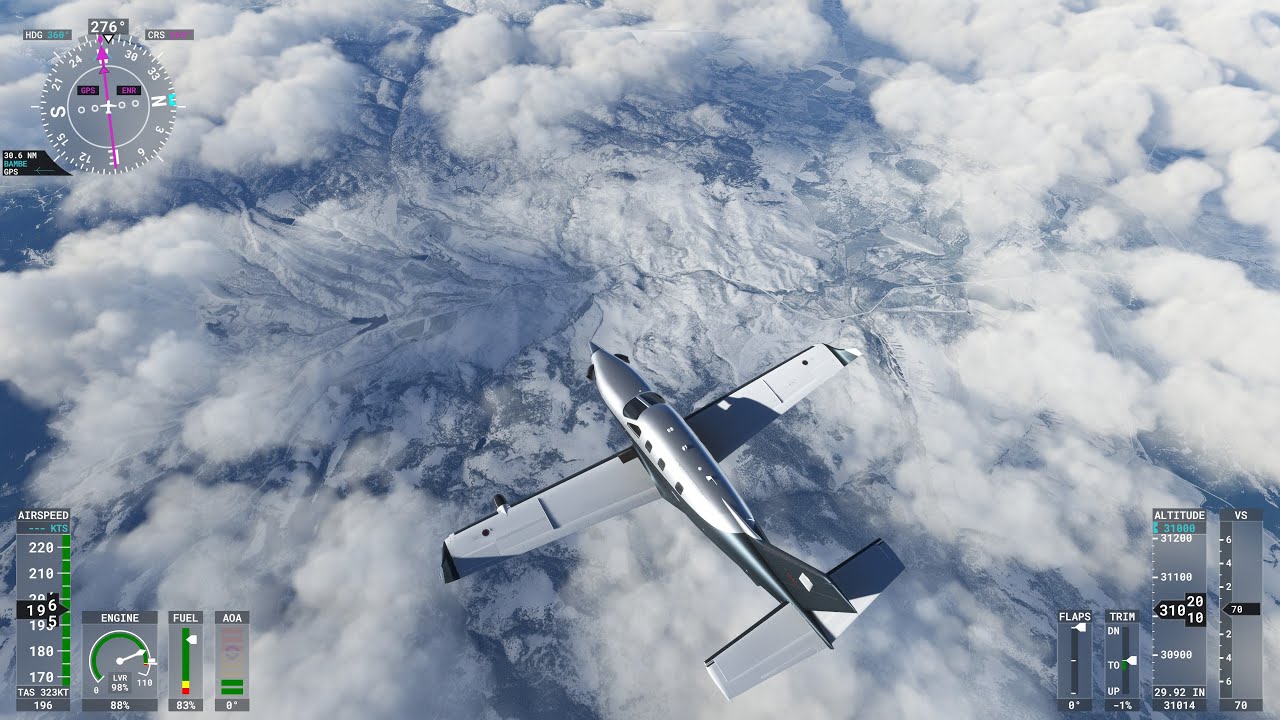 KBIL-KRNT (Billings-Renton) TNCM-TTPP #VATSIM #MSFS (Ultra settings ...