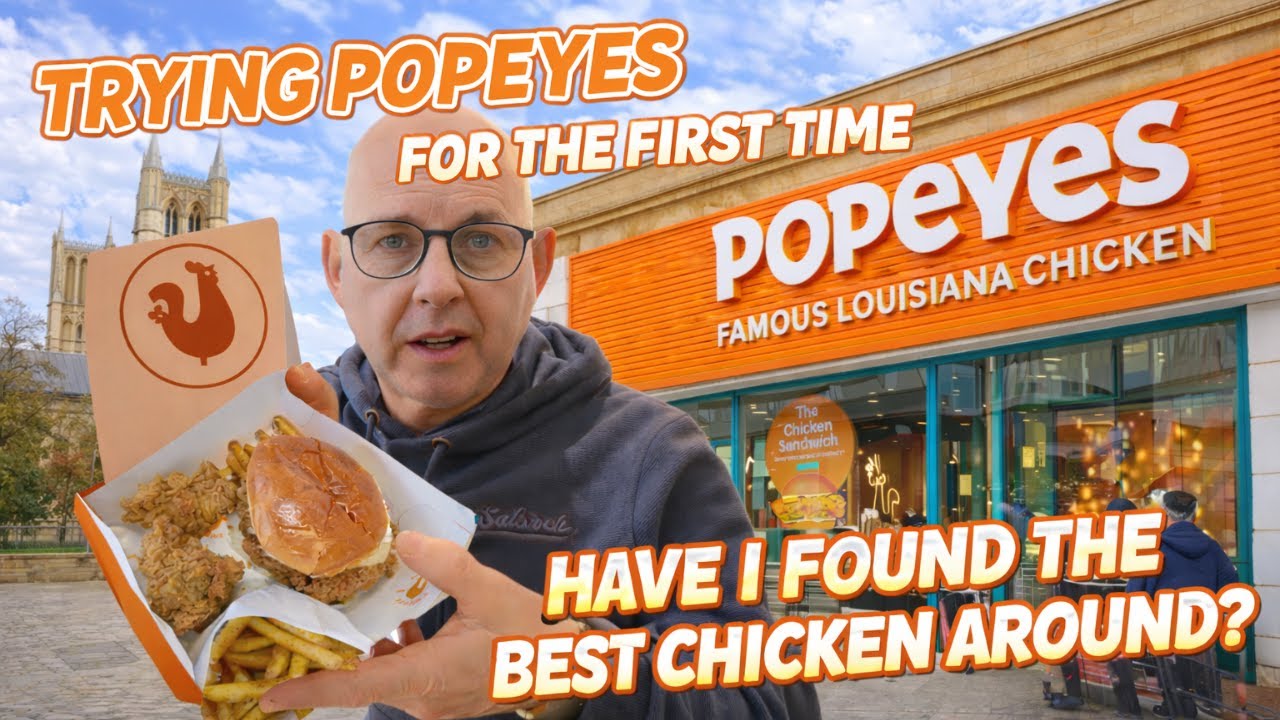 Trying Popeyes for the FIRST TIME in Lincoln 🍗 | Is It Better Than KFC ...