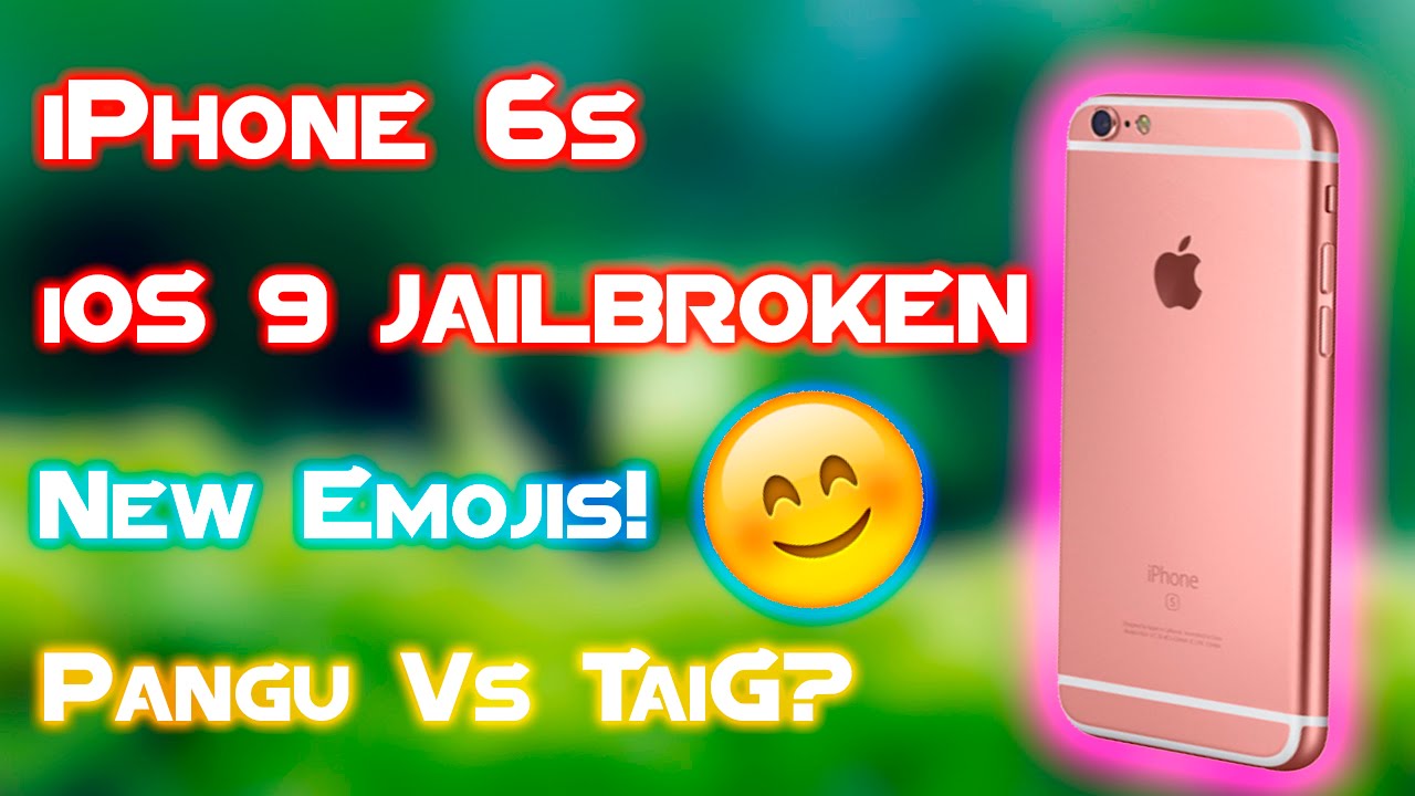 iOS 9/9.1 Jailbroken? | New Emojis - Middle Finger | TaiG and Pangu ...