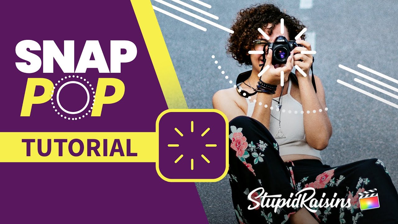 Snap Pop 2 Animated Elements for FCPX Tutorial - YouTube