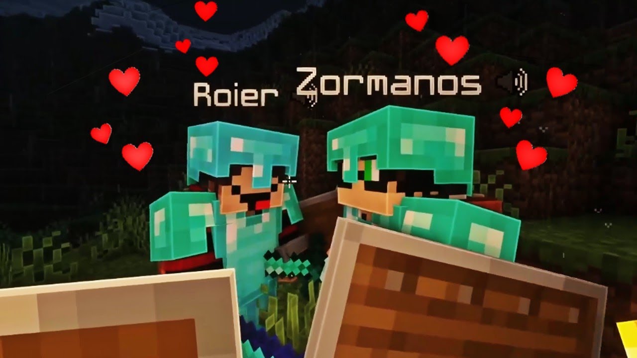 EL MARIANA, ROIER Y ZORMAN SE DAN UN BESO EN MINECRAFT - YouTube