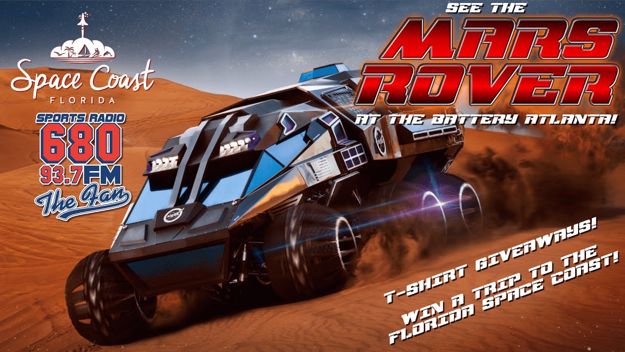 The Nasa Experimental Mars Rover at The Battery Atlanta! - YouTube