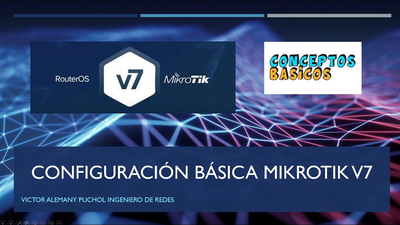CONFIGURA TU MIKROTIK V7 Y NO MUERAS EN EL INTENTO !!! - YouTube