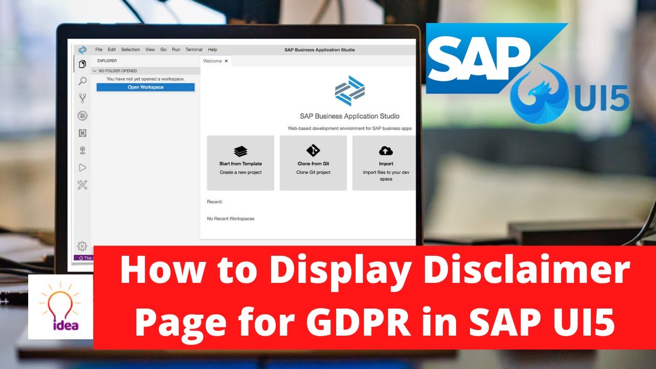 How to Display Disclaimer Page for GDPR in SAP UI5 - YouTube