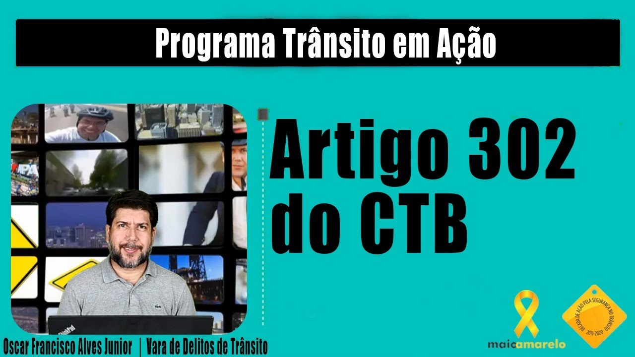 Artigo 302 do Código de Trânsito Brasileiro - YouTube