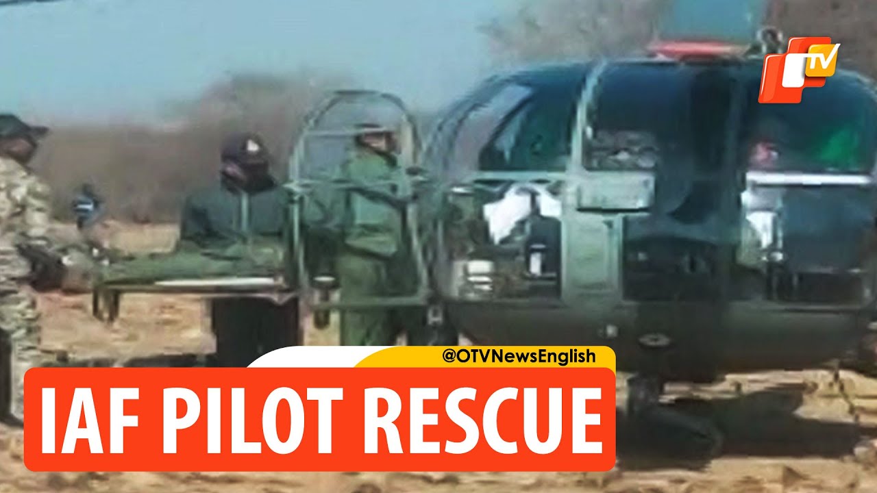 Watch pilot rescue operation after IAF aircraft crash in MP’s Morena ...