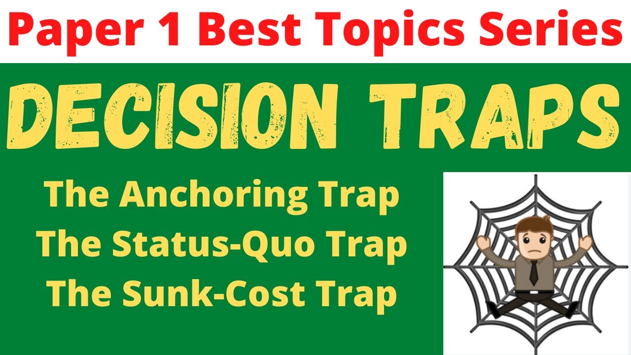 Decision Traps || Teaching Aptitude || Paper 1 Most Repeated Topics ...