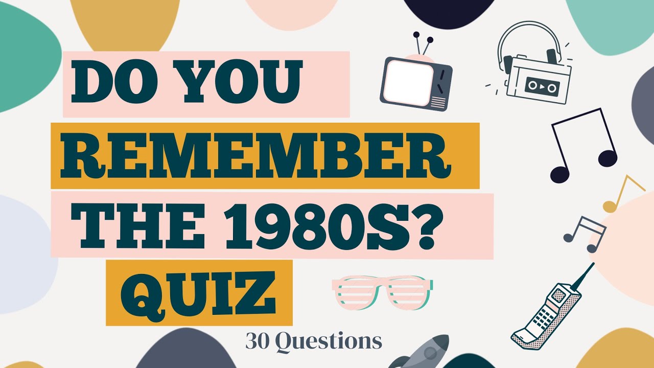 Totally 80s Trivia Extravaganza: Dive into Nostalgia and Test Your ...