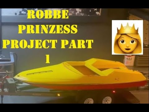 Robbe PrinZess Vintage Rc Boat Project Part 1 - YouTube