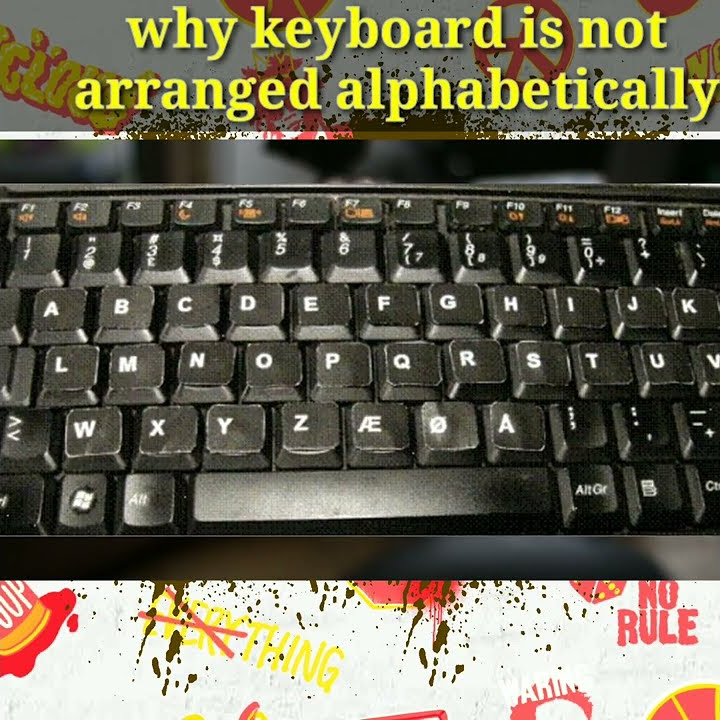 why keyboard is not arranged alphabetically ? - YouTube