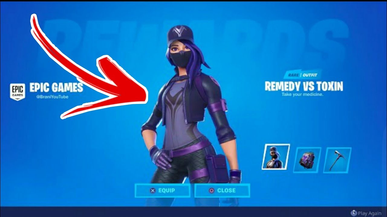 HOW TO UNLOCK NEW REMEDY VS TOXIN PURPLE STYLE! NEW FORTNITE PURPLE ...