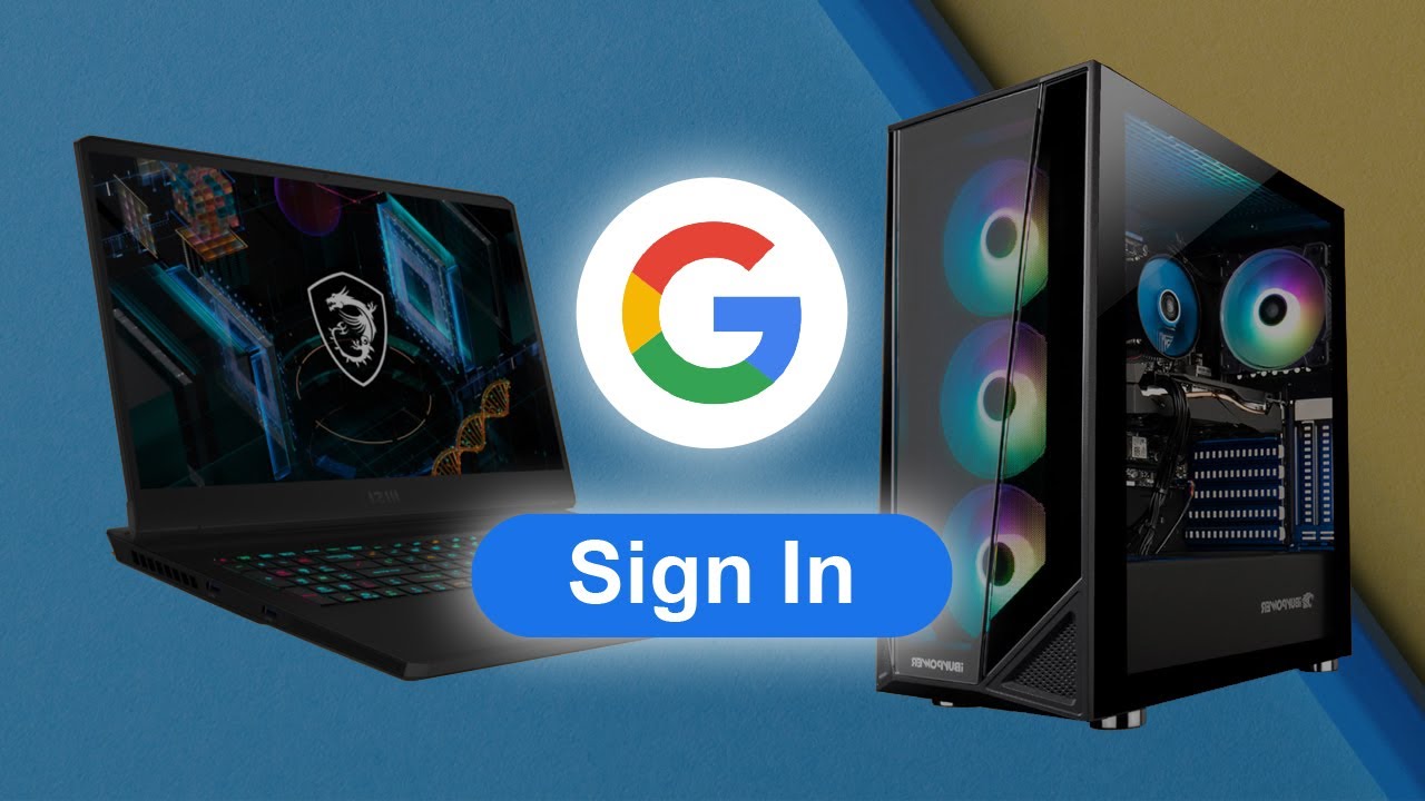 How To Sign In To Google Account On Laptop Or PC - Easy Guide - YouTube