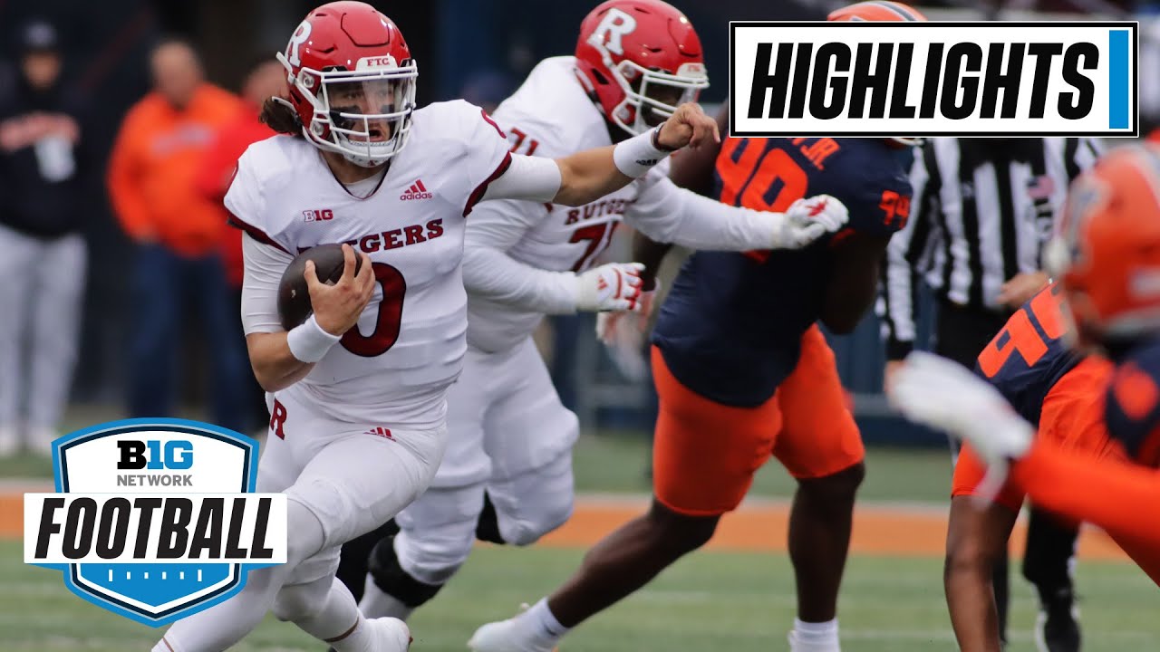 Highlights: Rutgers’ Top Plays vs. Illinois | Big Ten Football | Oct ...