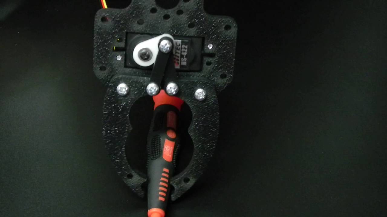 Garra robotica con servo Guatemala - YouTube