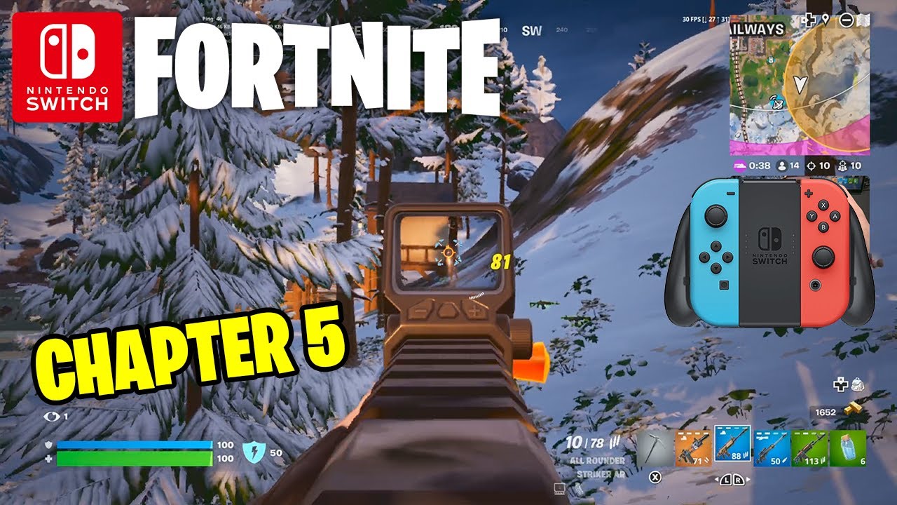 HANDCAM Fortnite Gameplay on Nintendo Switch #36 - YouTube