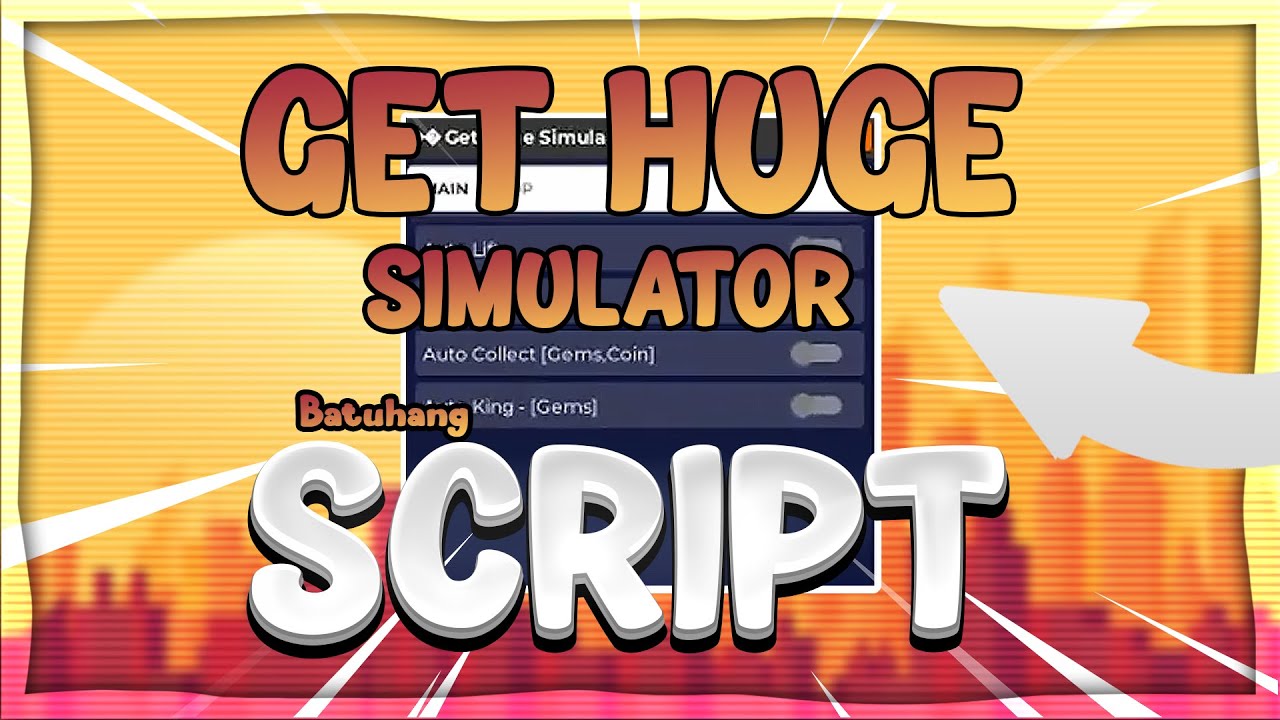 Get Huge Simulator Script - Mobile Auto Farm (Jame Hub Gui) - YouTube