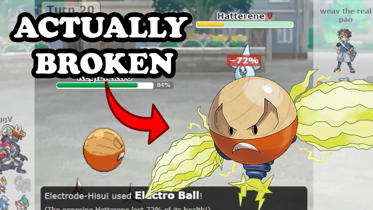 ELECTRODE-HISUI Is the NEW REGIELEKI!! Pokemon Scarlet and Violet - YouTube