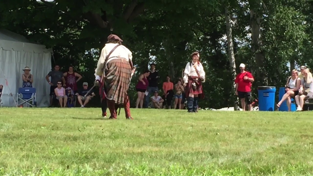 Sword Fight Reenactment - Highland Games - YouTube