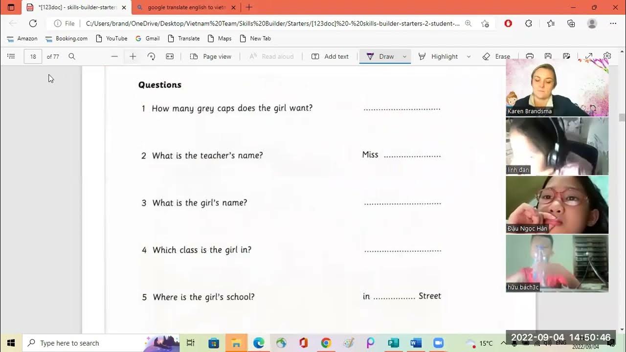 Ngoc Han1a + Bach3c + Linh Dan3c 04 09 2022 - YouTube