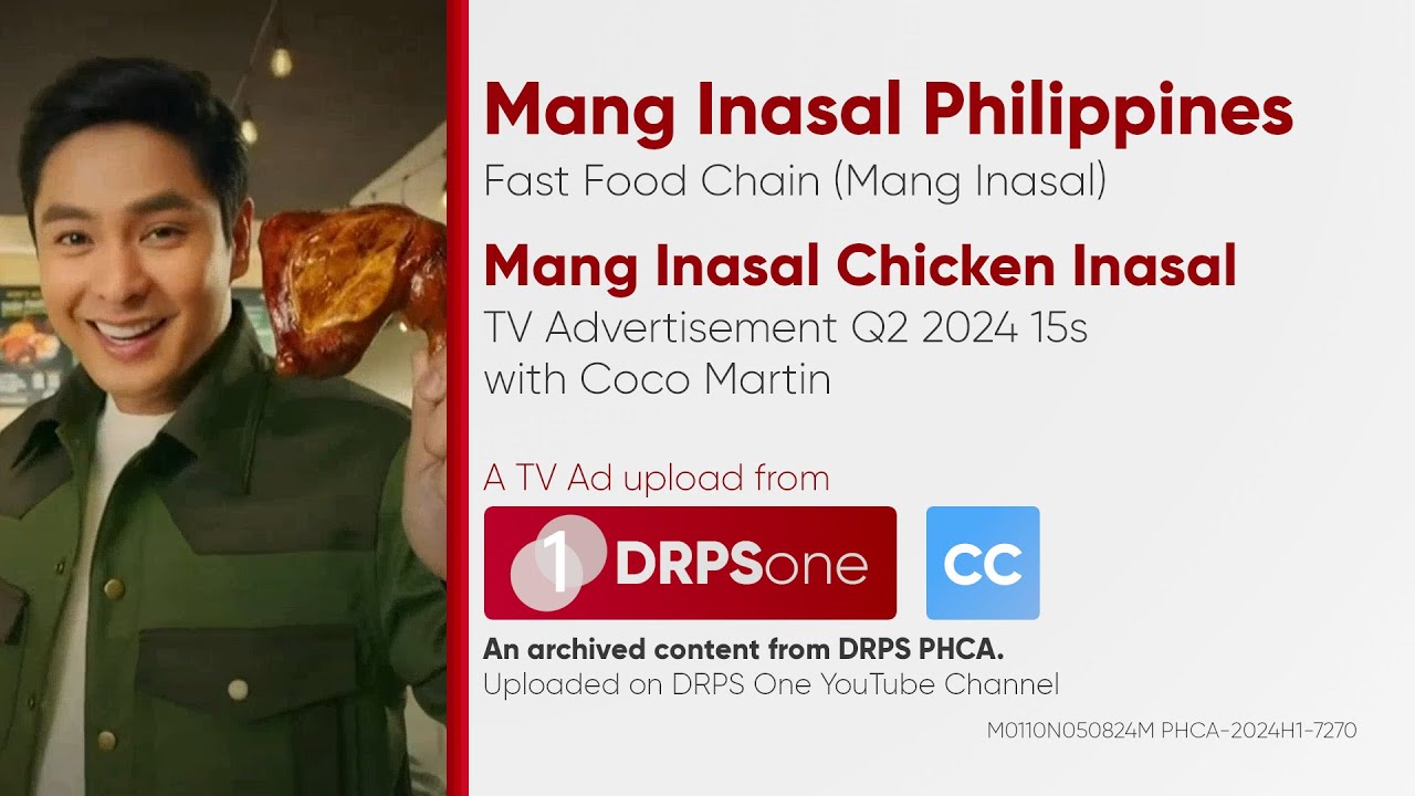 Mang Inasal Chicken Inasal TV Ad Q2 2024 15s with Coco Martin ...