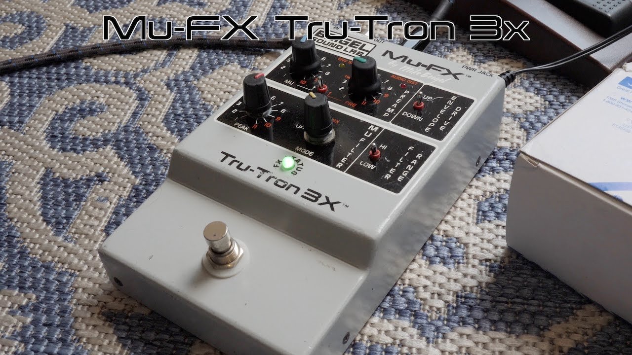 Mu-FX Tru-Tron 3x Basic Demo - Mutron III Update! - YouTube