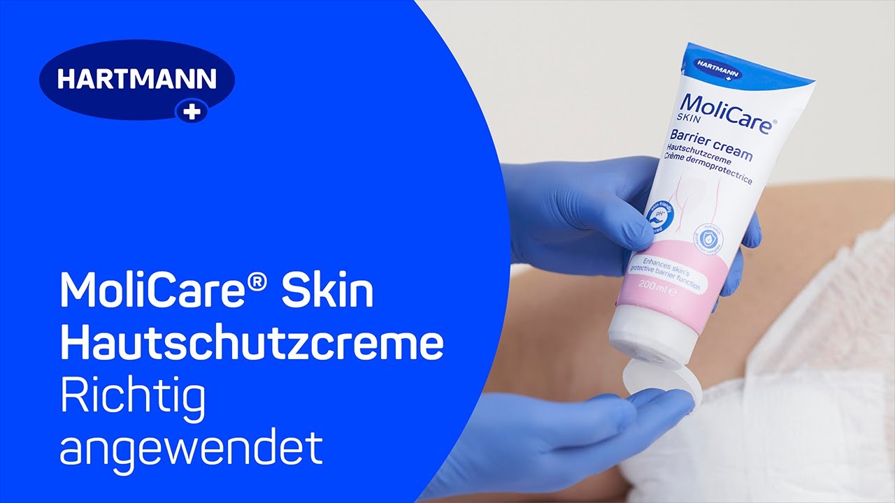 MoliCare® Skin Hautschutzcreme richtig angewendet – pH-hautneutraler ...