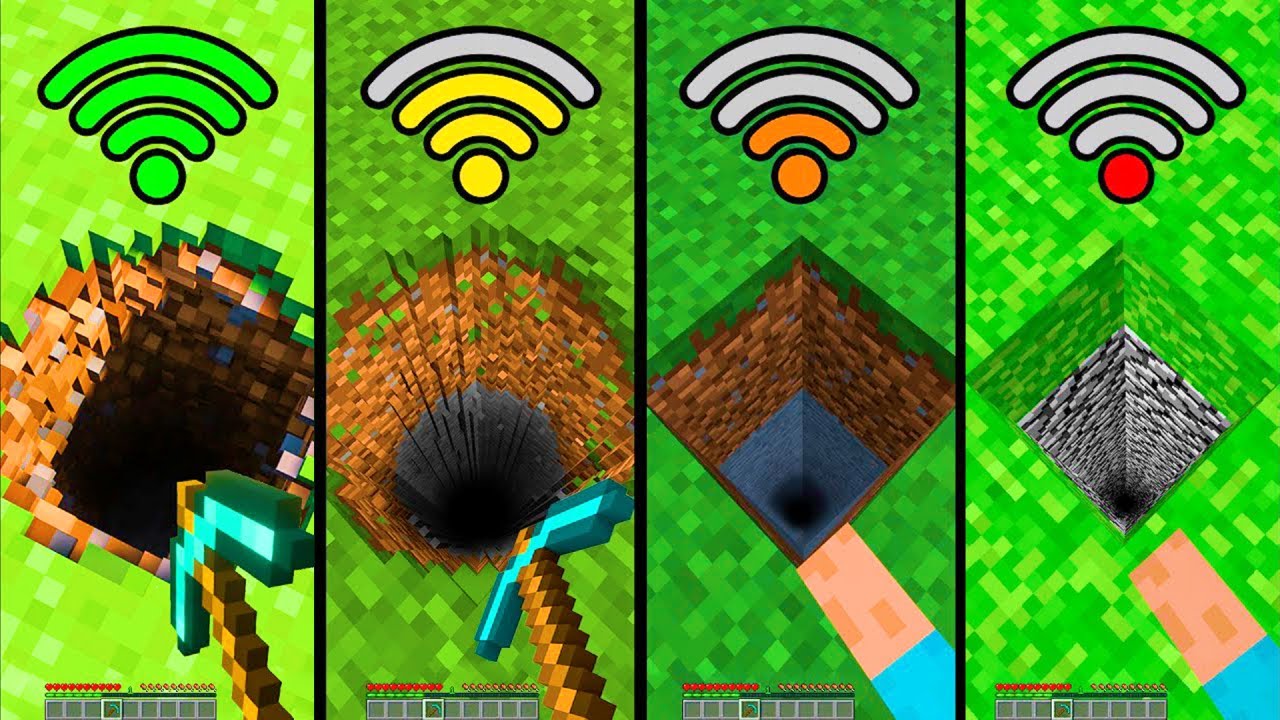digging straight down with different Wi-Fi compilation - YouTube
