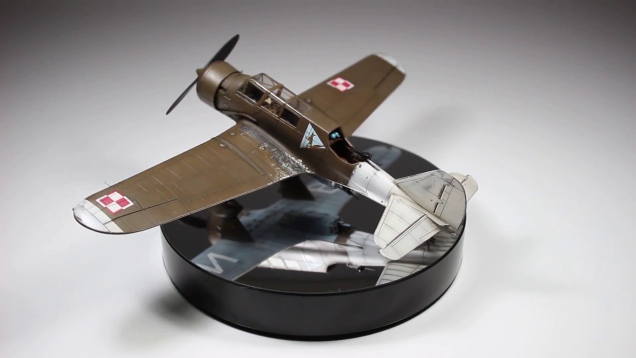 IBG Models 1/72 PZL.23 Karaś B early - YouTube
