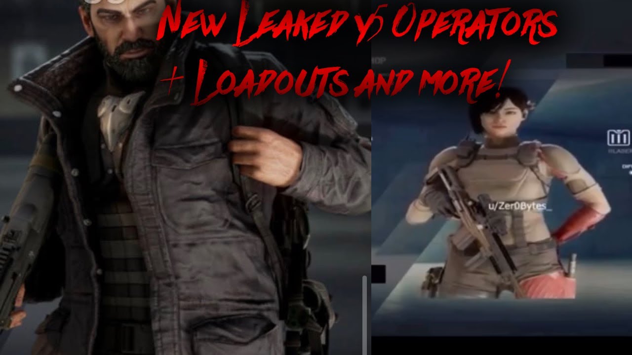 NEW Leaked Year 5 Operators and Loadouts + NEW Scopes and Knifes being ...