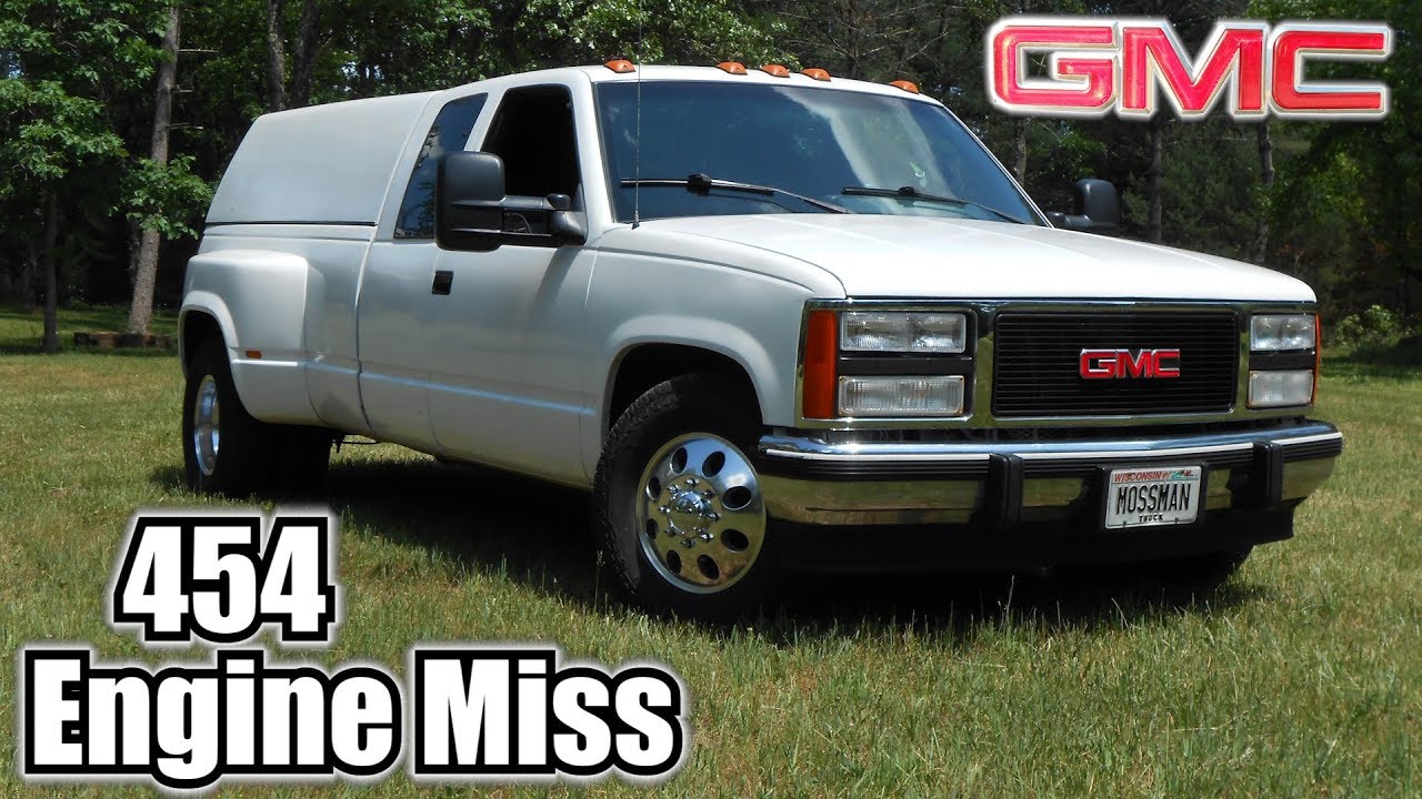 91 GMC C3500 454 TBI Engine Miss & Timing Check - YouTube
