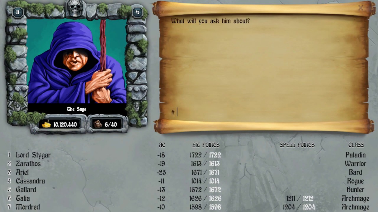 Bard's Tale 2 Remastered - To the Maze of Dread - YouTube