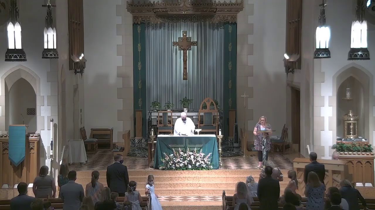 FIRST COMMUNION - August 1 - 11:00 - Msgr. Dan Mayall - YouTube