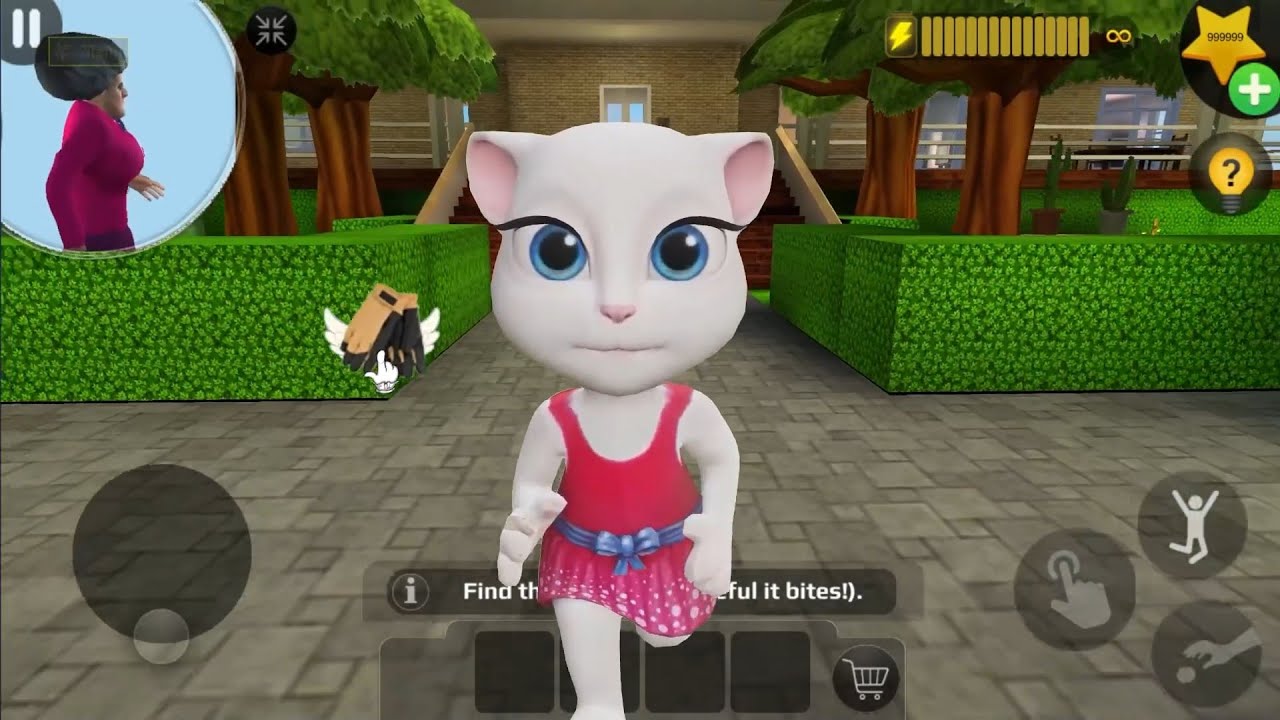 Talking Angela in Scary Teacher 3D Chapter Update Android Game - YouTube