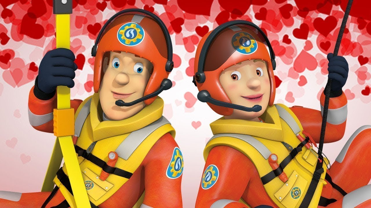 Love is in the Rescue ️ Fireman Sam | Saving Valentine's Day 🔥 🚒 ...