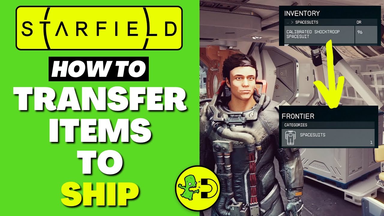 Starfield How to Transfer Items to Ship - YouTube