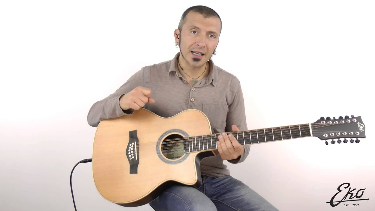 Massimo Varini presenta Eko Guitars +MIA 018 CW XII 12 corde - YouTube