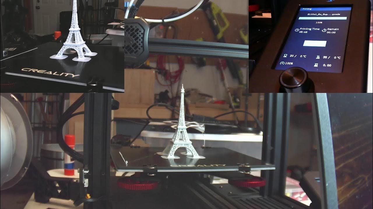 3d Printing Eiffel Tower - YouTube