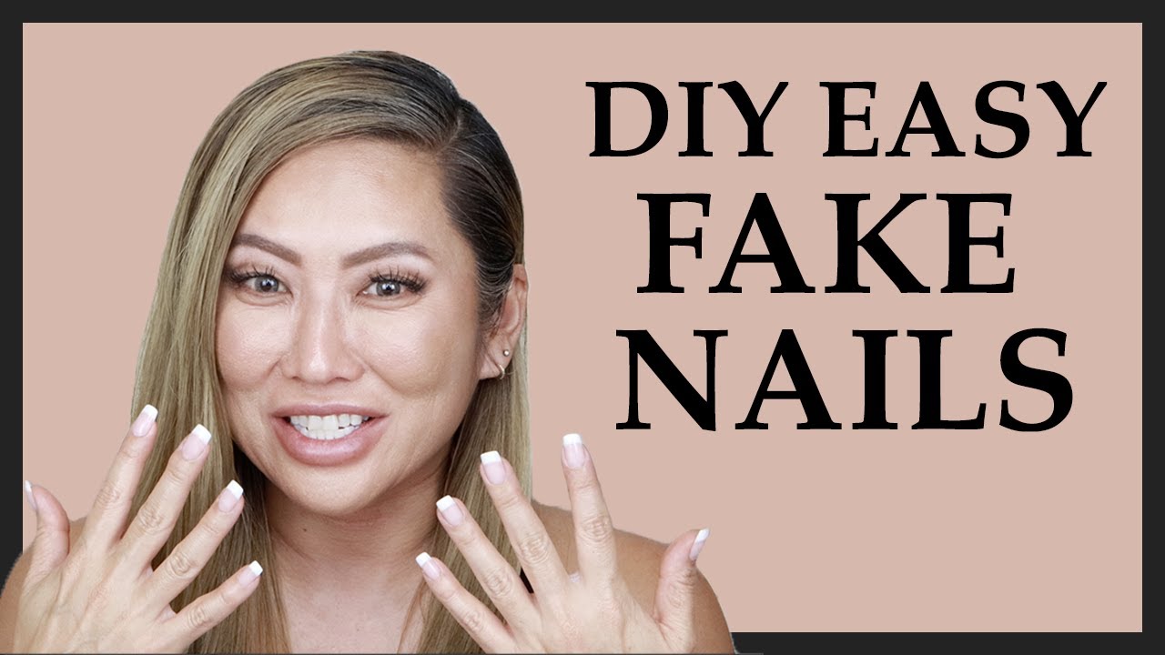 How To Fix Damaged Nails | DIY Easy Fake Nails For Quarantine - YouTube