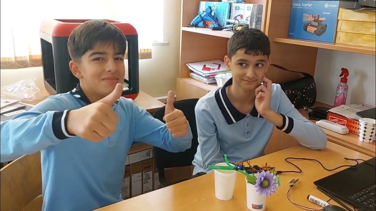 STEAM, Sinif: 7c, " Gül sulama " layihəsi - YouTube