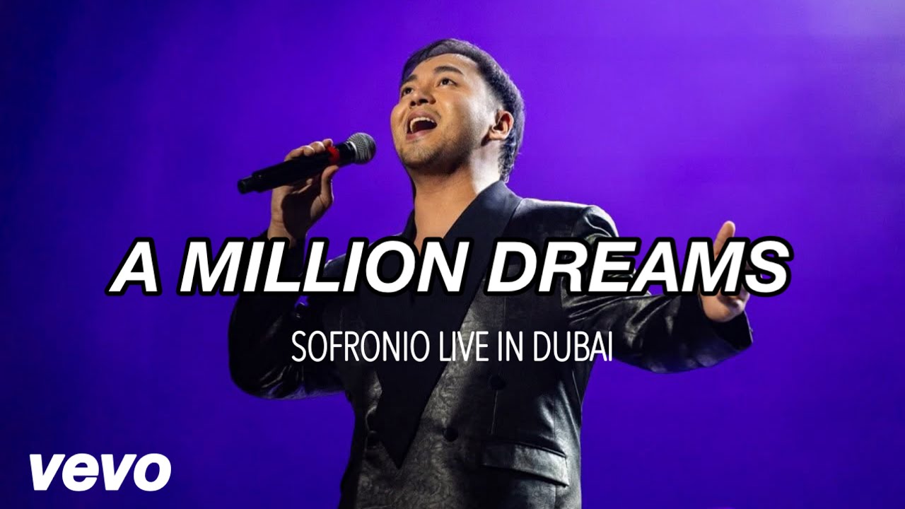 A MILLION DREAMS - SOFRONIO LIVE IN DUBAI - YouTube