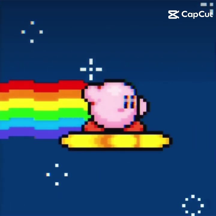 Kirby riding a star (Nyan cat) - YouTube