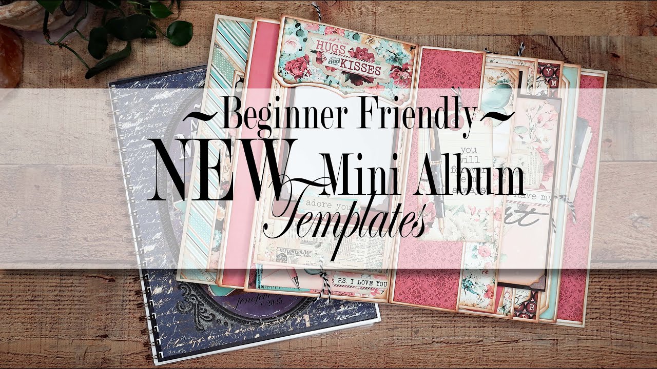 NEW Product Launch ~Beginner Friendly~ Mini Album Templates - YouTube