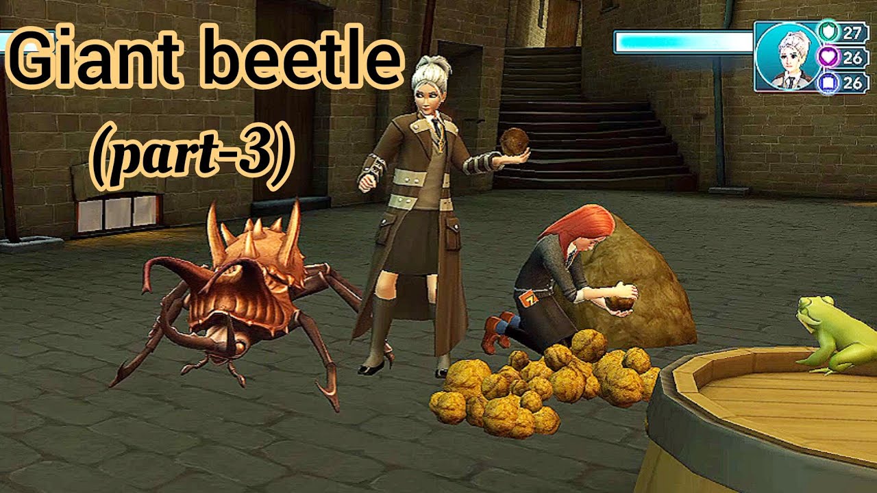 Giant beetle (part-3) HARRY POTTER HOGWARTS MYSTERY (hagrid side quest ...
