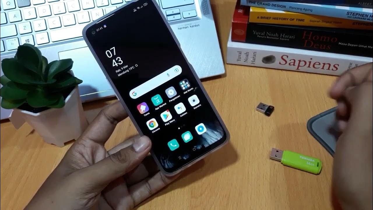 Cara menggunakan otg di hp oppo & realme - YouTube