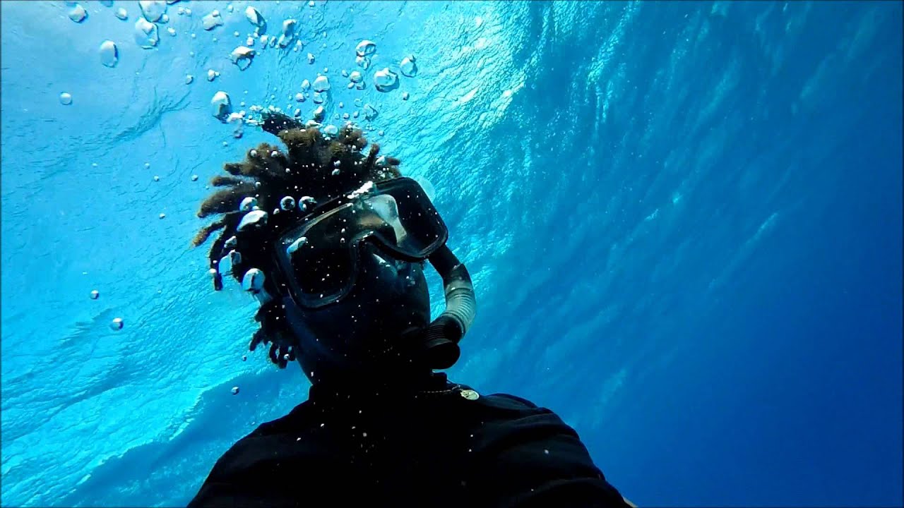 free-diving on the wall Grand turk, TCI - YouTube