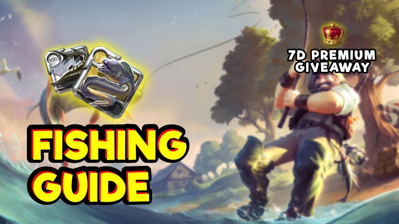 FISHING GUIDE ALBION ONLINE | GIVEAWAY 7D PREMIUM - YouTube