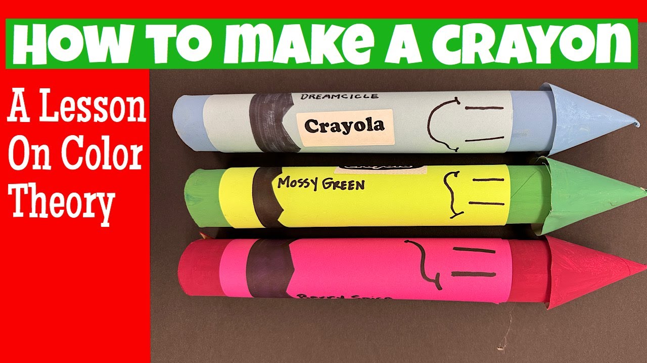 How to Make a Crayon Craft for Kids - YouTube