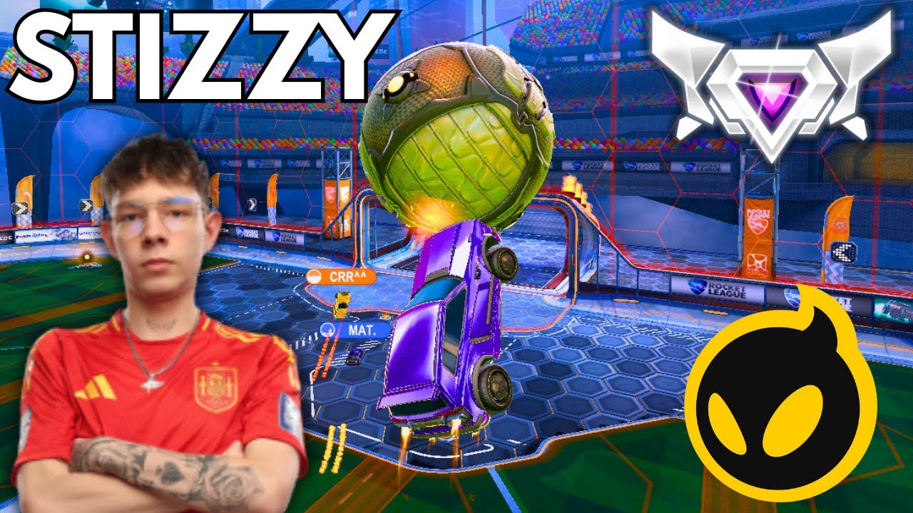 STIZZY is MECHANICALLY PEAKING in Rocket League.. (SSL 2v2) - YouTube