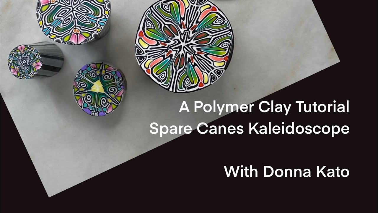 A Polymer Clay Tutorial: Folded Kaleidoscope Beads - YouTube